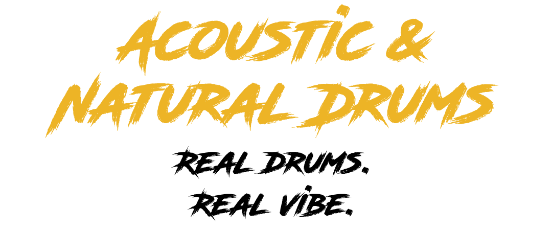 Acoustic Drum Loops | Live & Organic Percussion Samples