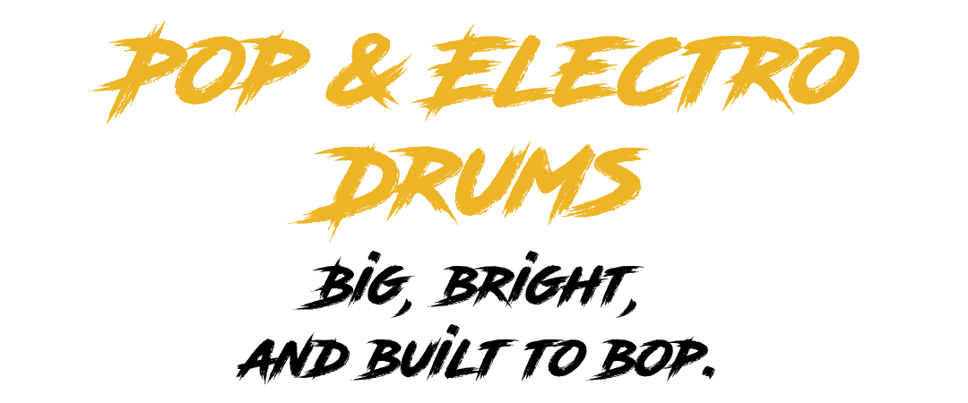 Pop Drum Loops | Catchy & Polished Electro Drum Samples